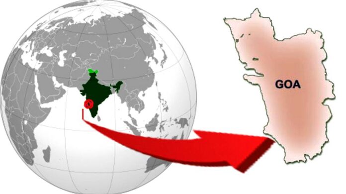 Goa on the world map - location, photos, maps of beaches | MirPlaneta